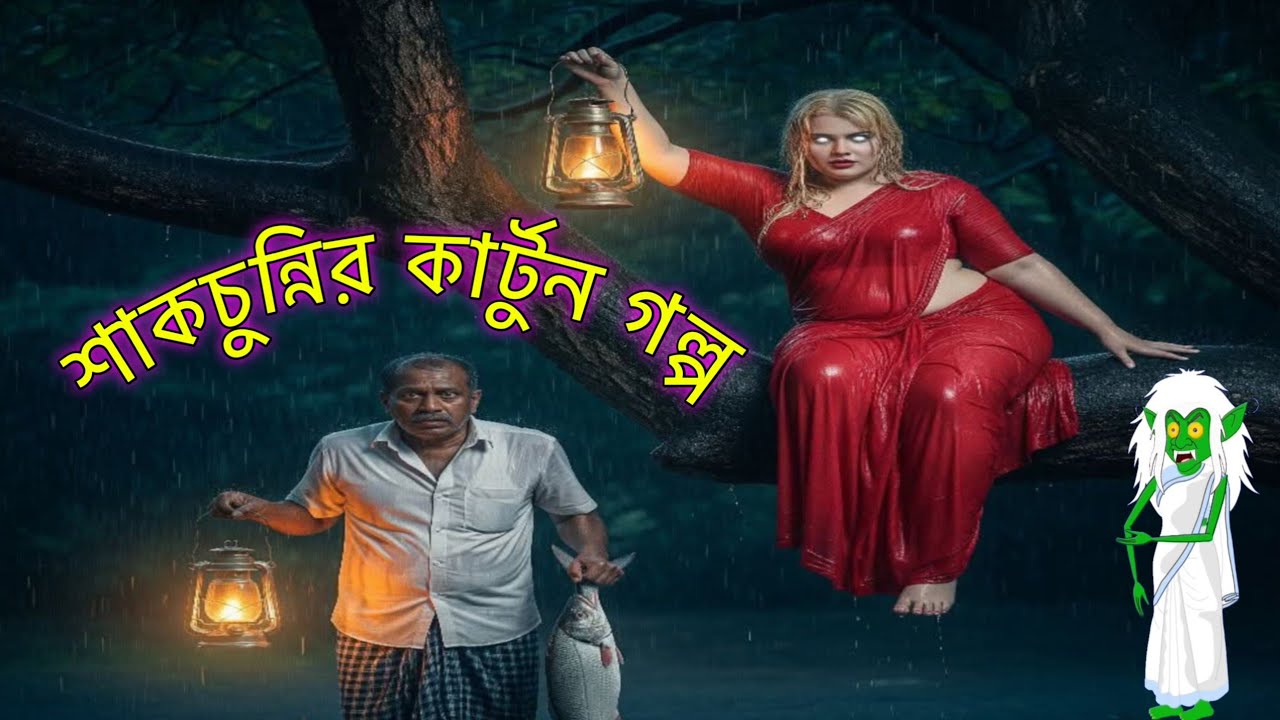 শাঁকচুন্নির ছেলে ও মামদো ভূতের কাটুন || shakchunni Cartoon || Mamdo Vut ...
