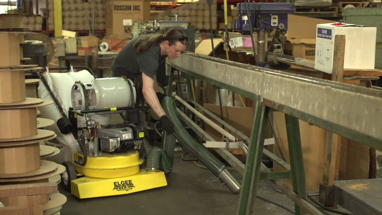 Elgee Vac Light Weight Clean Up - YouTube