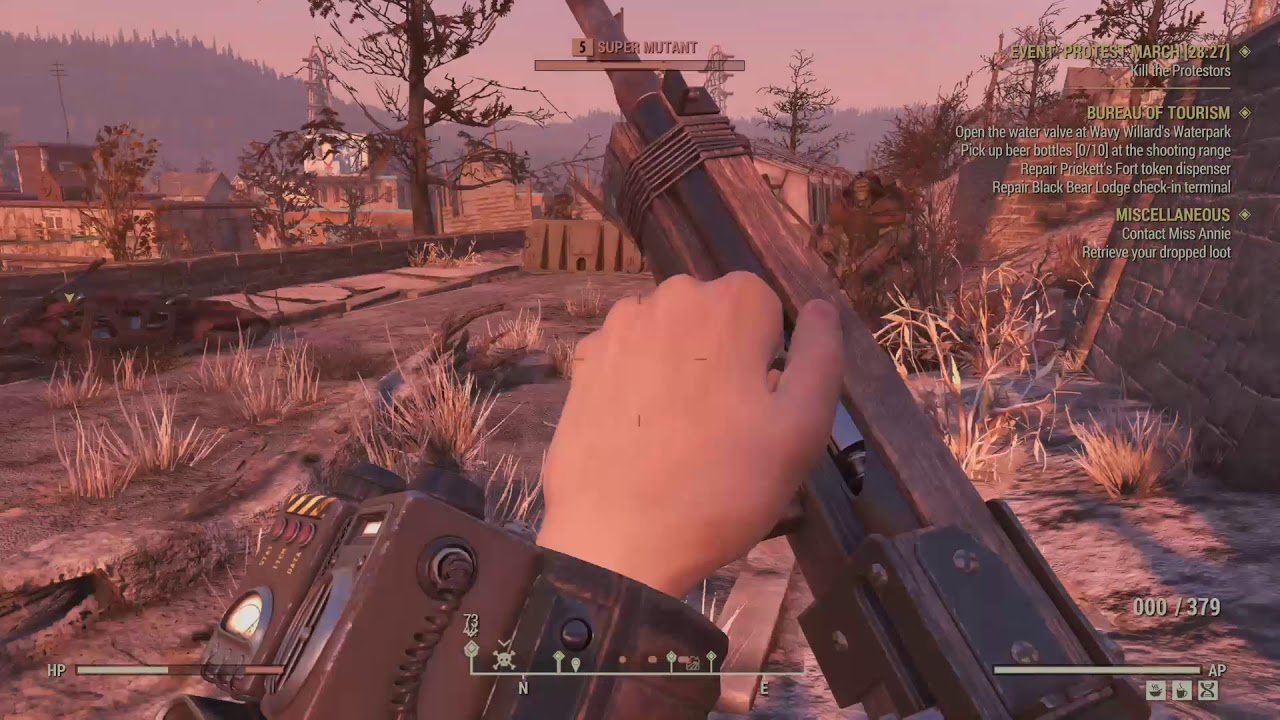 Fallout 76 - Protest March Event - YouTube