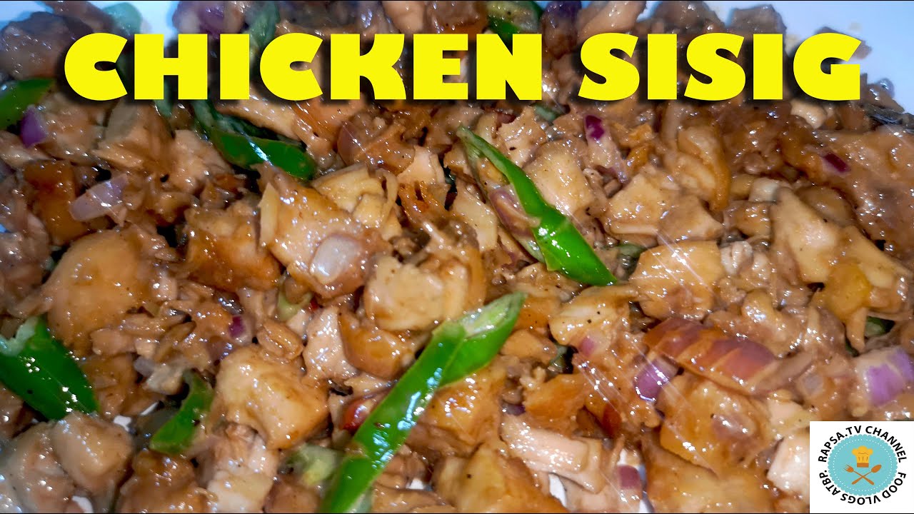 HOW TO COOK CHICKEN SISIG - YouTube