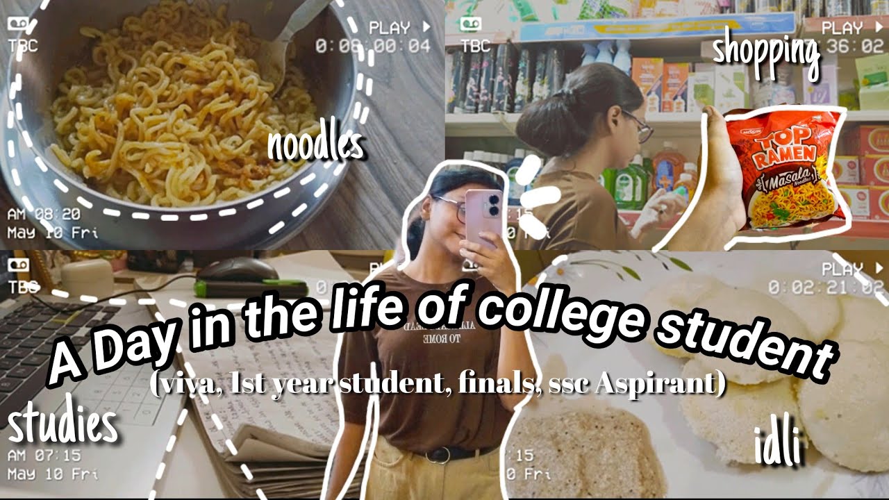 📝COLLEGE VLOG:-preparing for finals☕|day in my life(Viva,shopping,studies)🫧|SSC Aspirant|Aditi ...