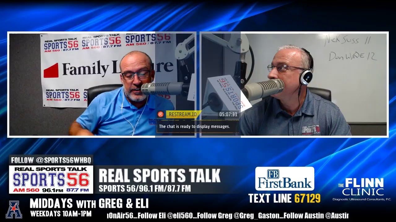 Sports 56 Middays with Greg Gaston and Eli Savoie - YouTube