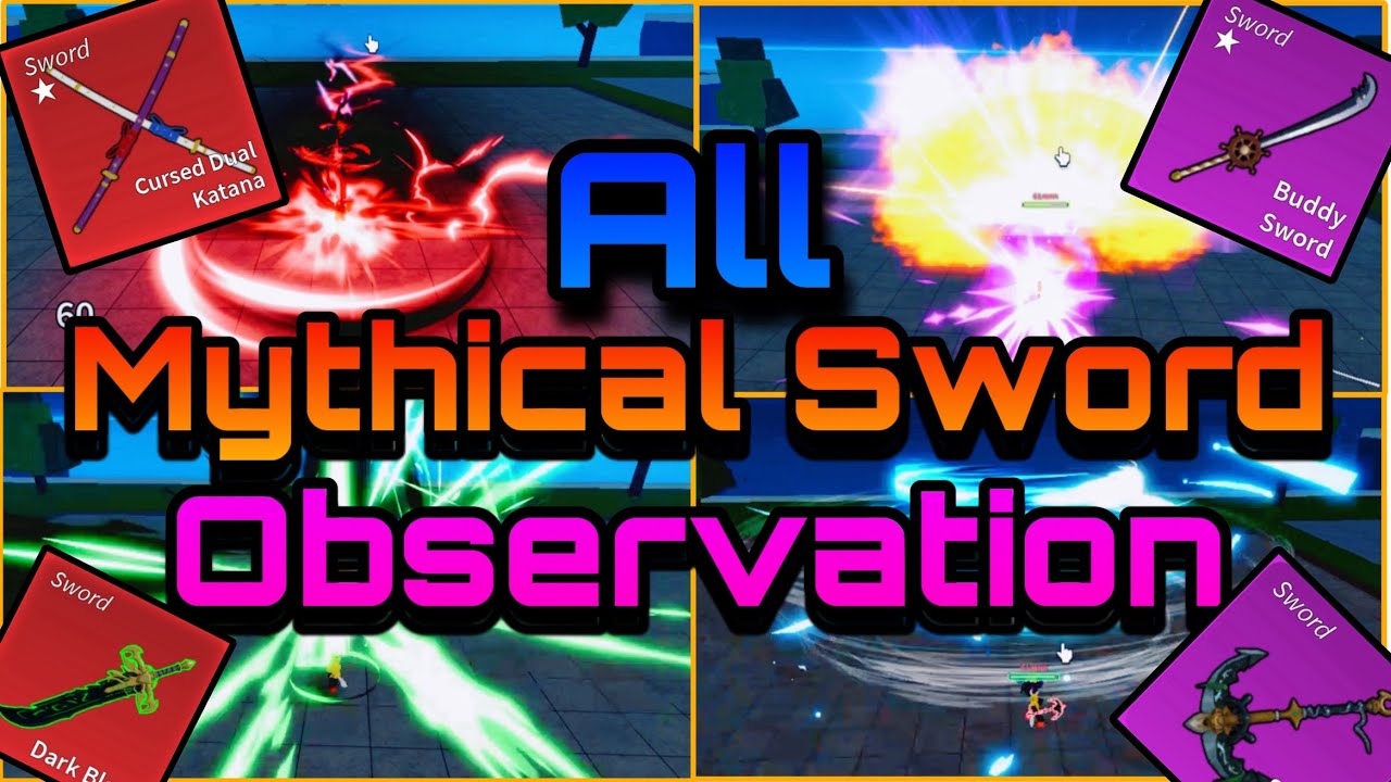 全ミシカルソード見聞徹底解説‼︎ All Mythical sword Observation !!!【BloxFruits】 - YouTube
