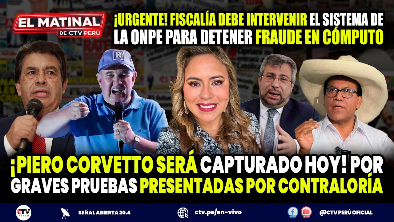 El Matinal de “CTV Perú” 🇵🇪! Con Claudia Toro, Pancho Landauro y Aaron ...