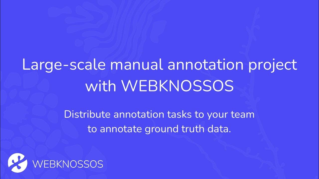 Workflow for a large-scale manual annotation project with WEBKNOSSOS - YouTube