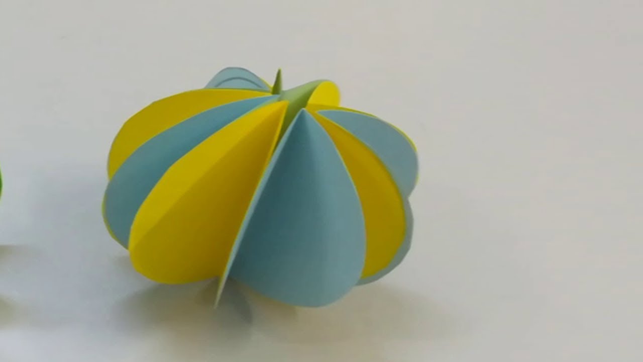 DIY | How to make a Colorful Paper Ball Eesy | Paper Ball making - YouTube