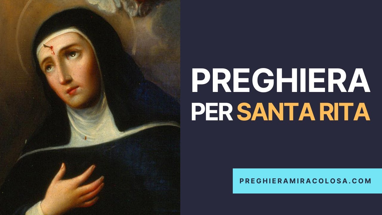 Preghiera per santa rita Miracolosa Preghiera🙏🏽♥️ - YouTube