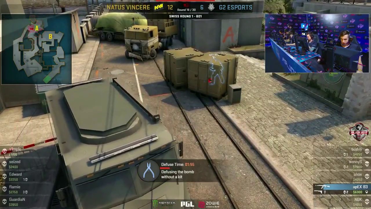 G2 Apex 1v2 Clutch PGL major - YouTube