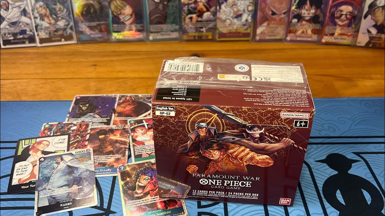 One piece Paramount war - OP02 booster box opening! Check out the ...