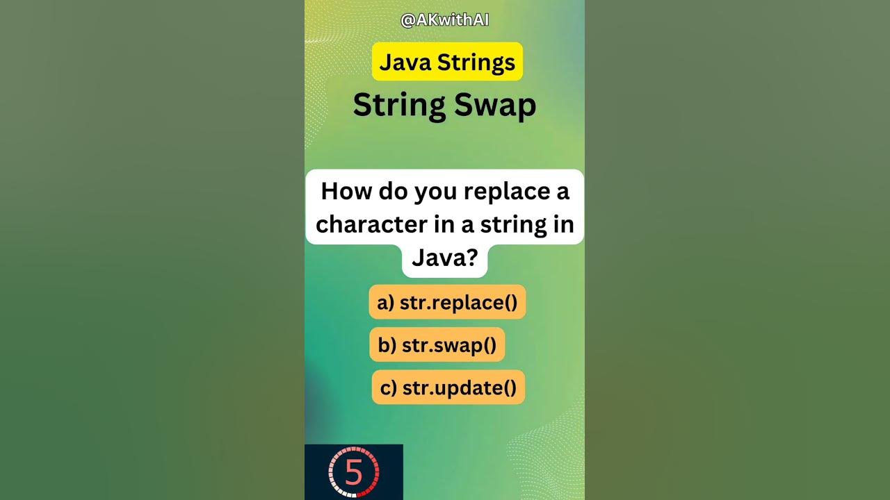 String Swap In Java Javaforbeginners Programmingshorts Corejava Javashorts Javaquiz