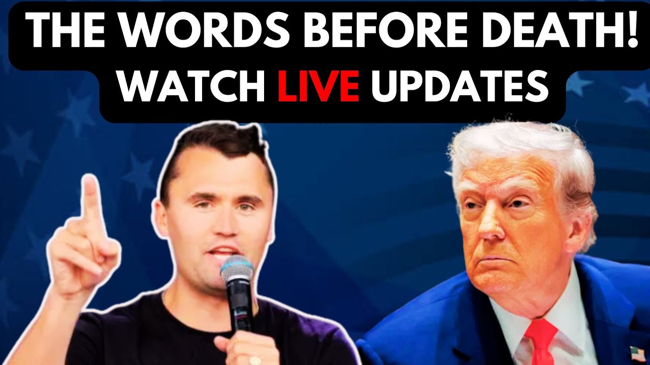 LIVE :Charlie Kirk’s Final Words Before Gunfire | America Reacts to His ...