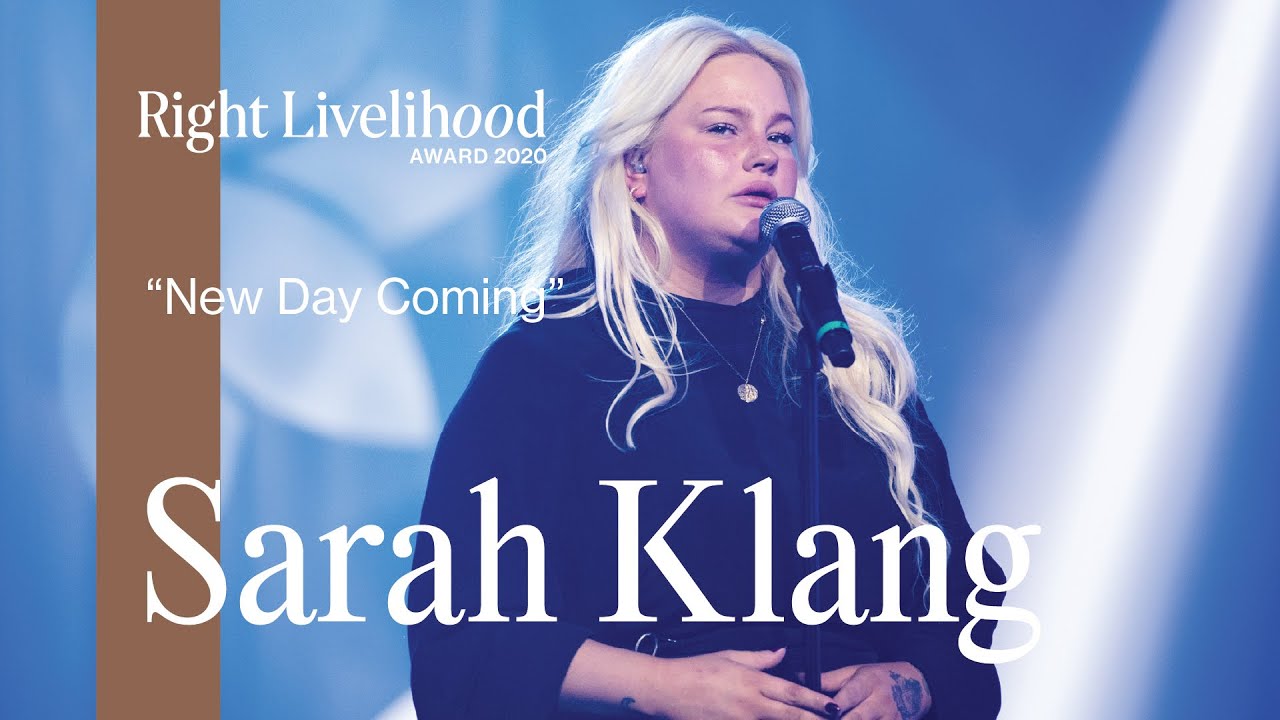 2020 Award Presentation: Sarah Klang "New Day Coming" - YouTube