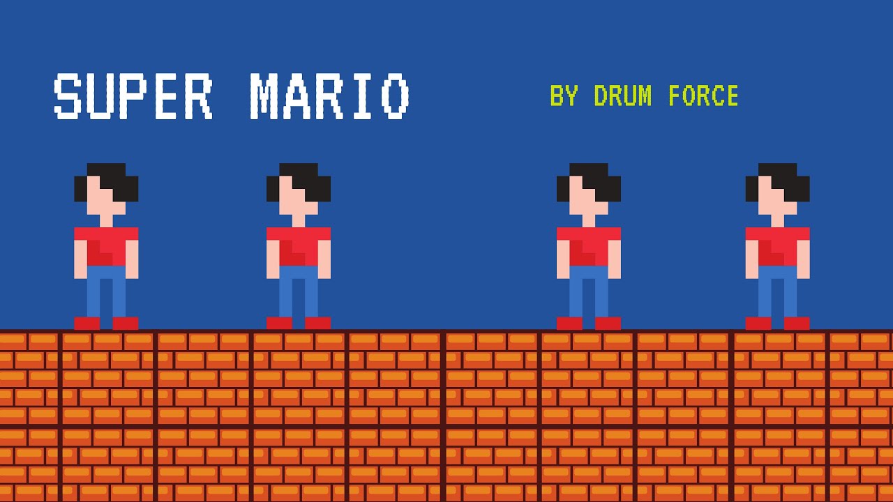 SUPER MARIO sounds by Drum Force - YouTube