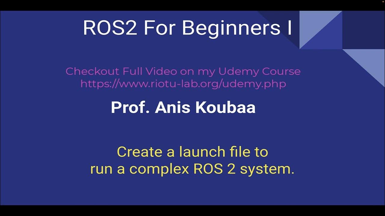 Mastering Launch Files in ROS2 - A Comprehensive Tutorial [YouTube Preview] - YouTube