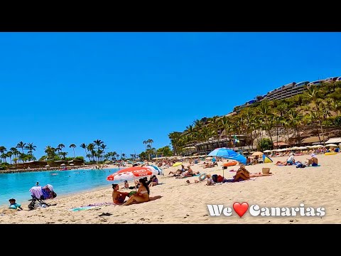 A Sunny Day in May at Playa Anfi del Mar Beach  | We❤️Canarias