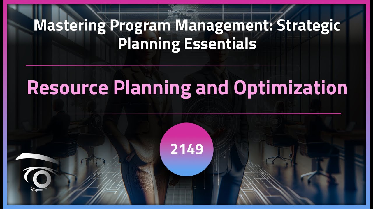 Resource Planning and Optimization | Exclusive Lesson - YouTube
