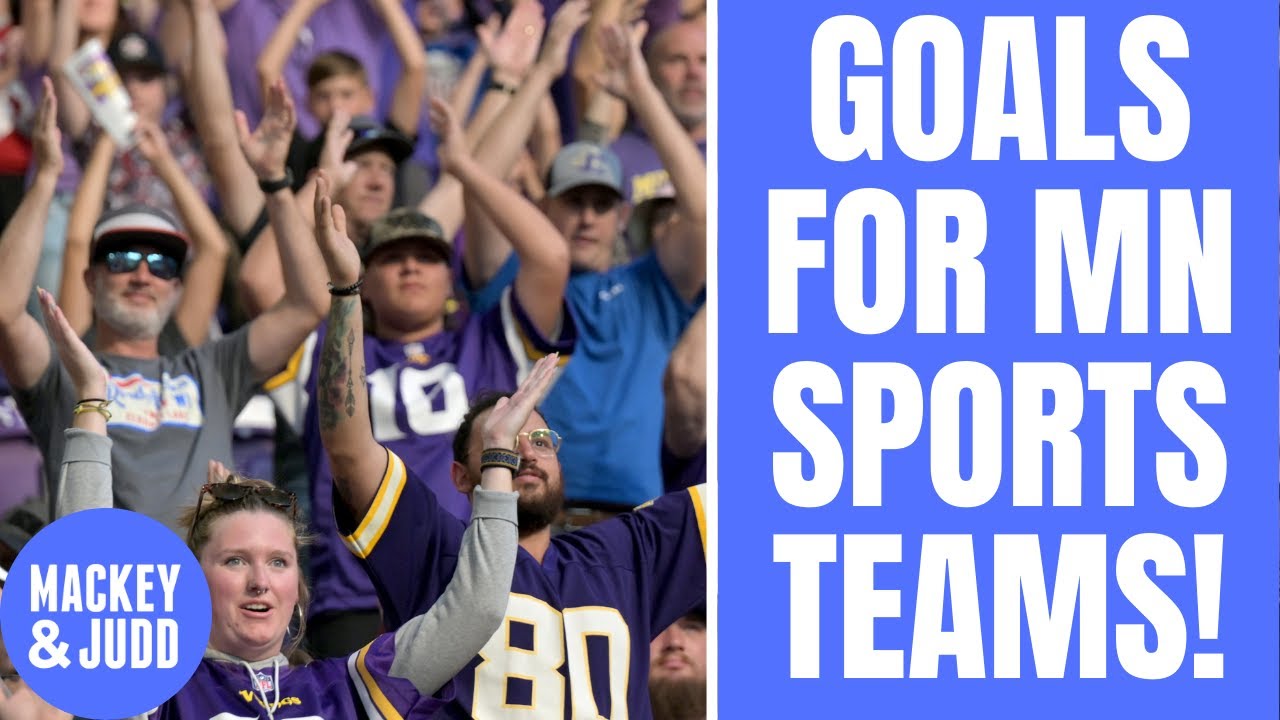 Goals for Minnesota Vikings, Timberwolves, Twins and Wild! - YouTube