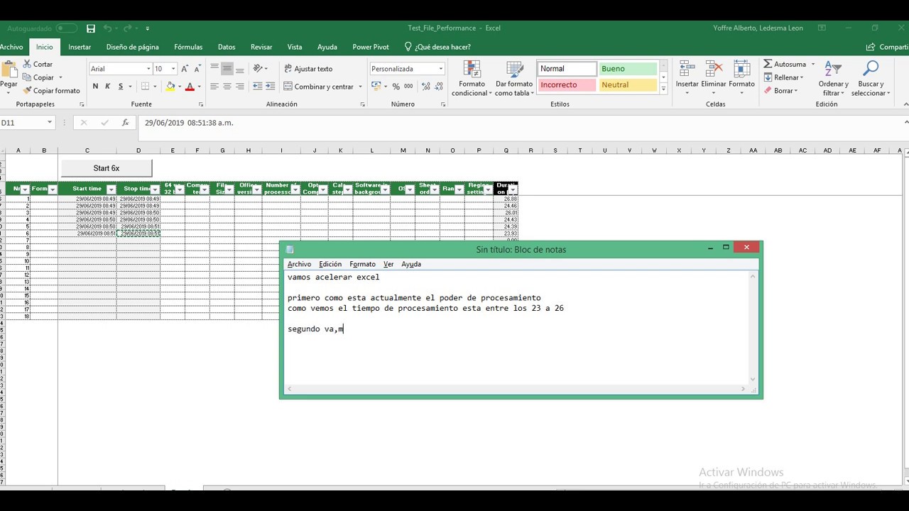 Acelerar Excel - YouTube