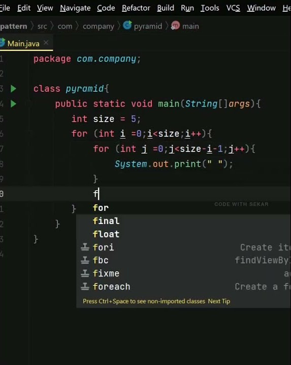 Print Pyramid Pattern In Java Java Pattern Program Coding Java Youtube