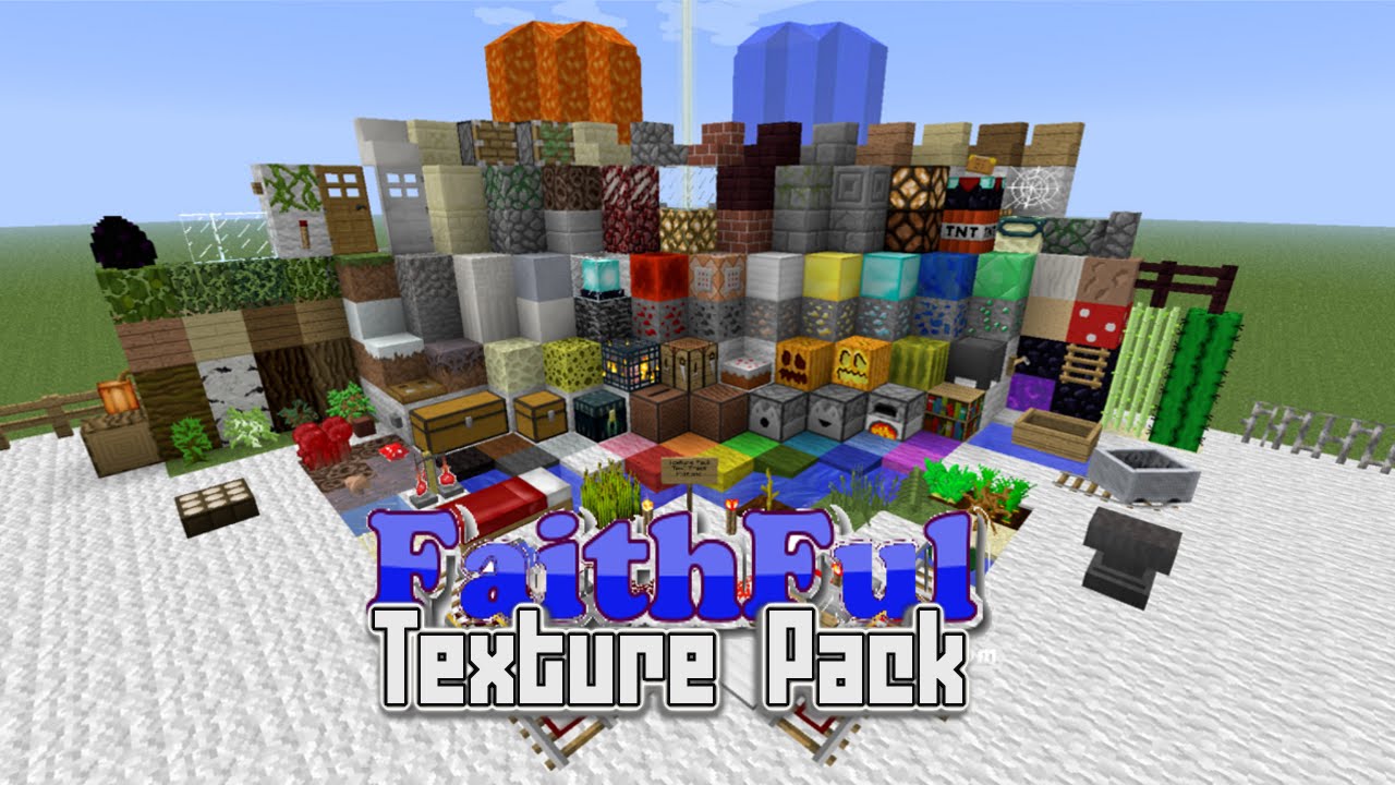 Minecraft: Faithful 32x32 Texture Pack Showcase! + PvP Clips! - YouTube