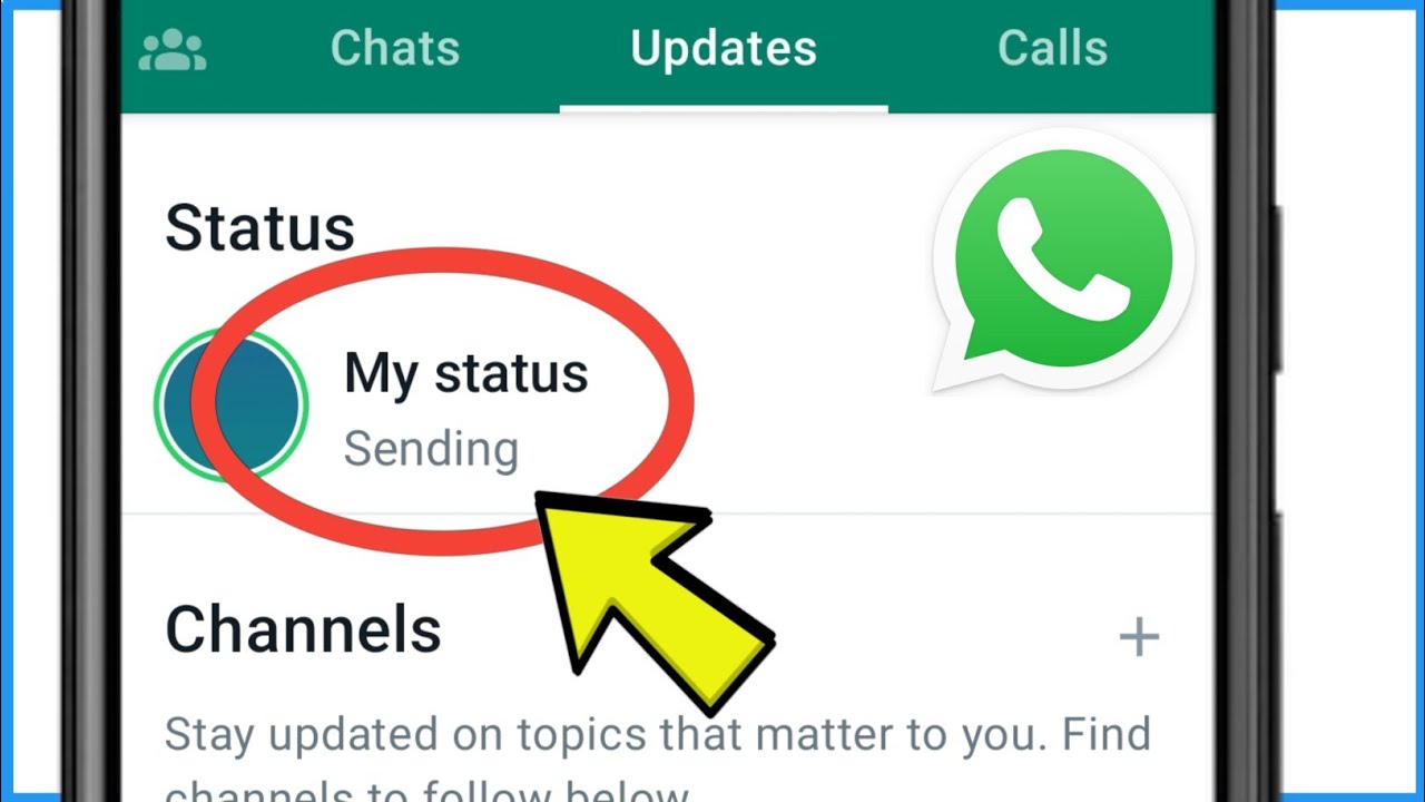 Whatsapp Status Showing Sending Only | Whatsapp Status Stuck On Sending ...