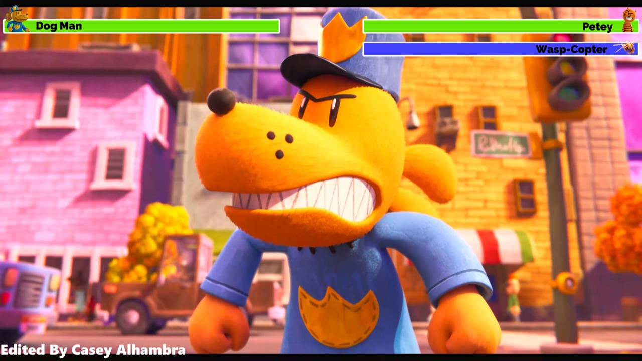 Dog Man (2025) Stealing Flippy Scene with healthbars - YouTube