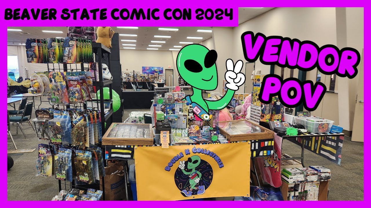 Vendor POV | Beaver State Comic Con 2024 - YouTube
