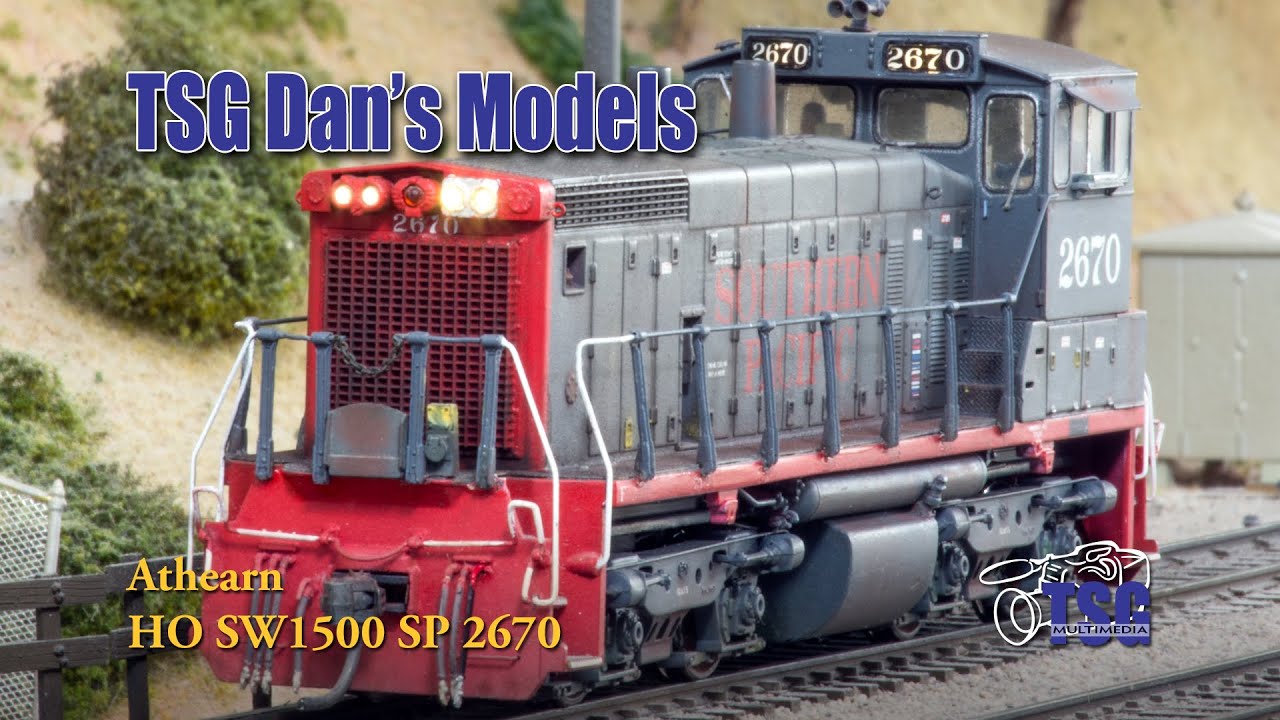 HO Scale DCC Athearn SW1500 Super Detailed Model - YouTube