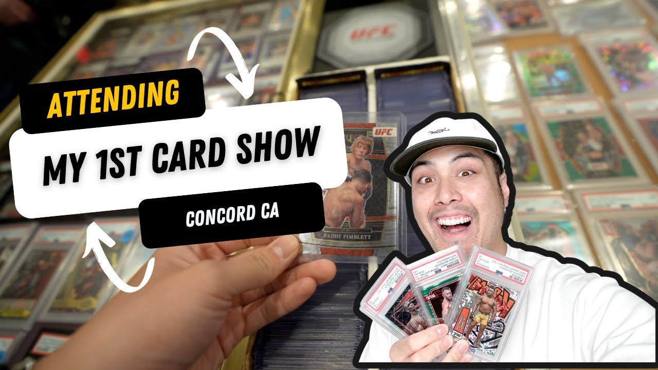 Attending my First Card Show | East Bay Card Show in Concord CA - YouTube