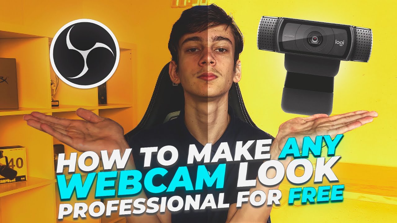 How to make ANY webcam look professional for FREE | OBS Studio - YouTube