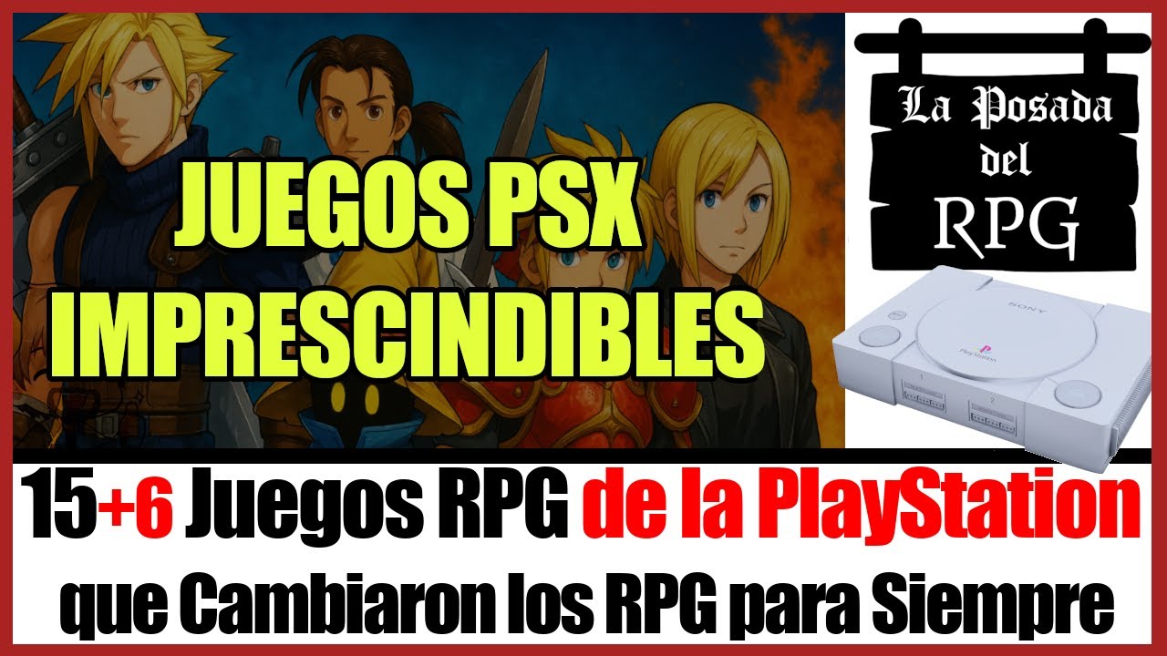 TOP 15: Los MEJORES RPG de PlayStation 1. Clásicos PS1. Joyas ocultas y ...