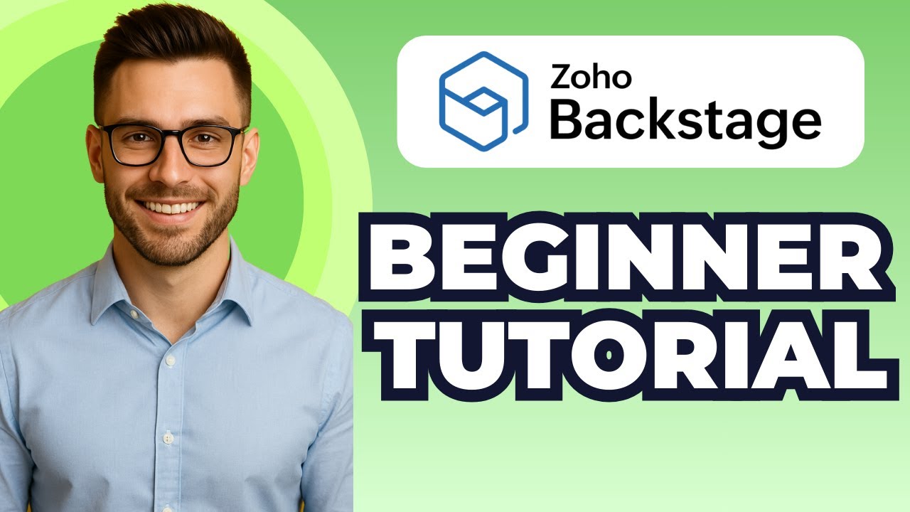 Zoho Backstage Tutorial | Event Management Software Demo (2025) - YouTube