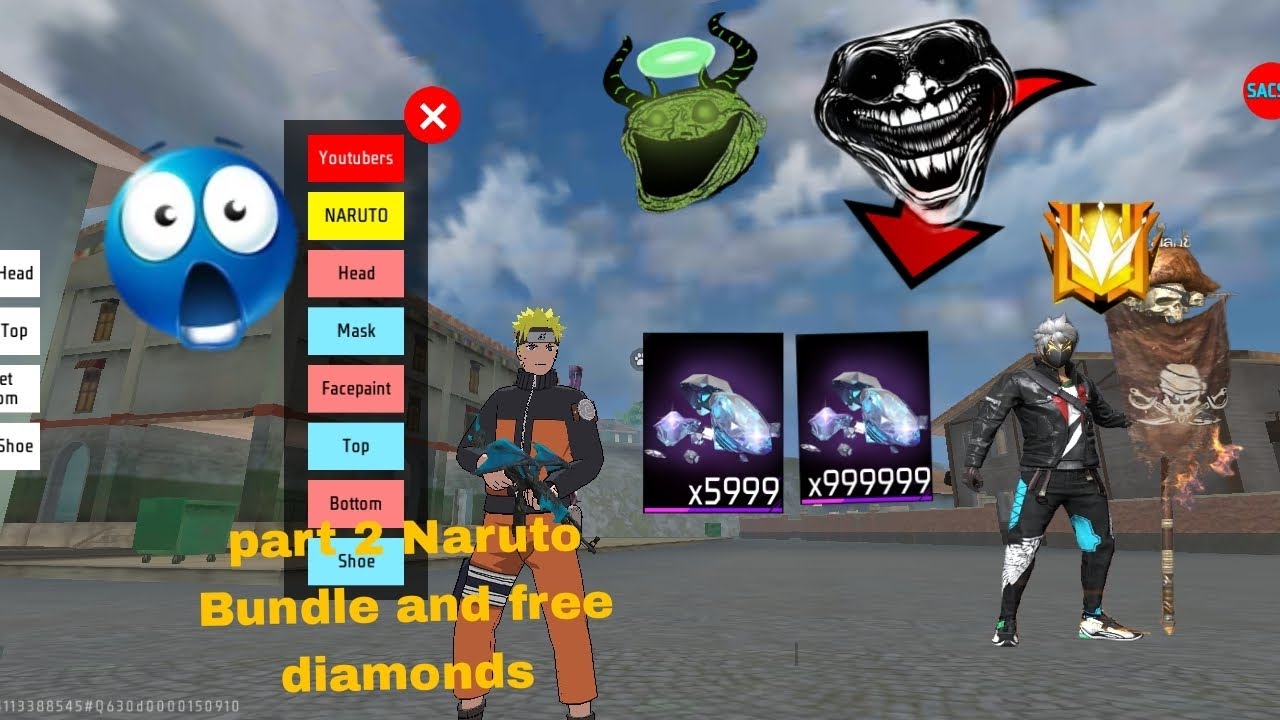 Naruto Bundle and free diamonds 💎😱 in this Craftland Map | Map Code in ...