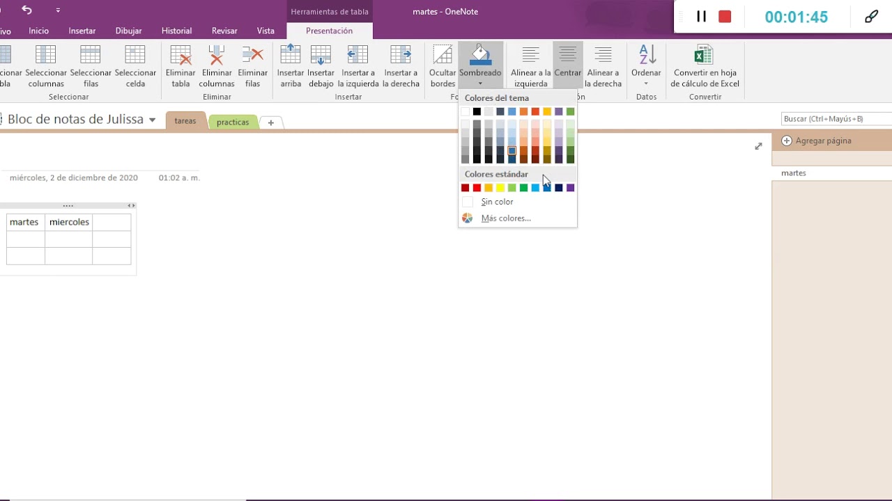 OneNote: Como crear notas, Insertar imágenes, tablas y eliminación de notas - YouTube