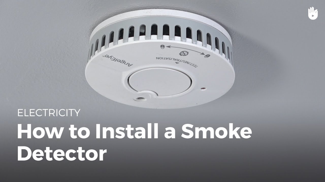 How to install a smoke detector | DIY Projects - YouTube