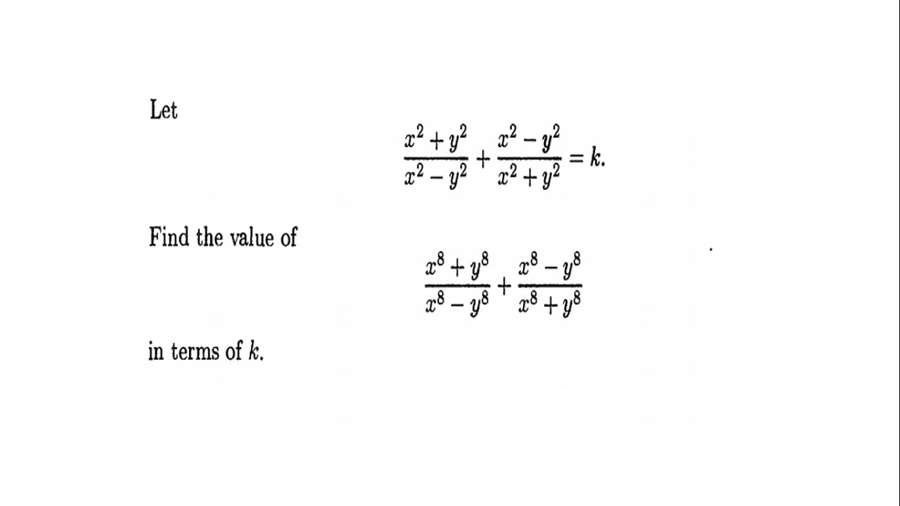 Cyprus Olympiad math problem - YouTube