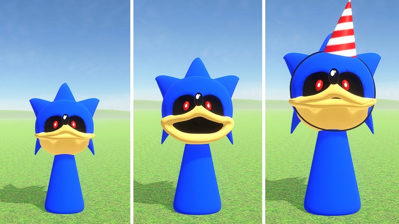 Sprunki Sonic.exe Phase 1 VS Phase 2 VS Phase 3! Sprunki Incredibox ...