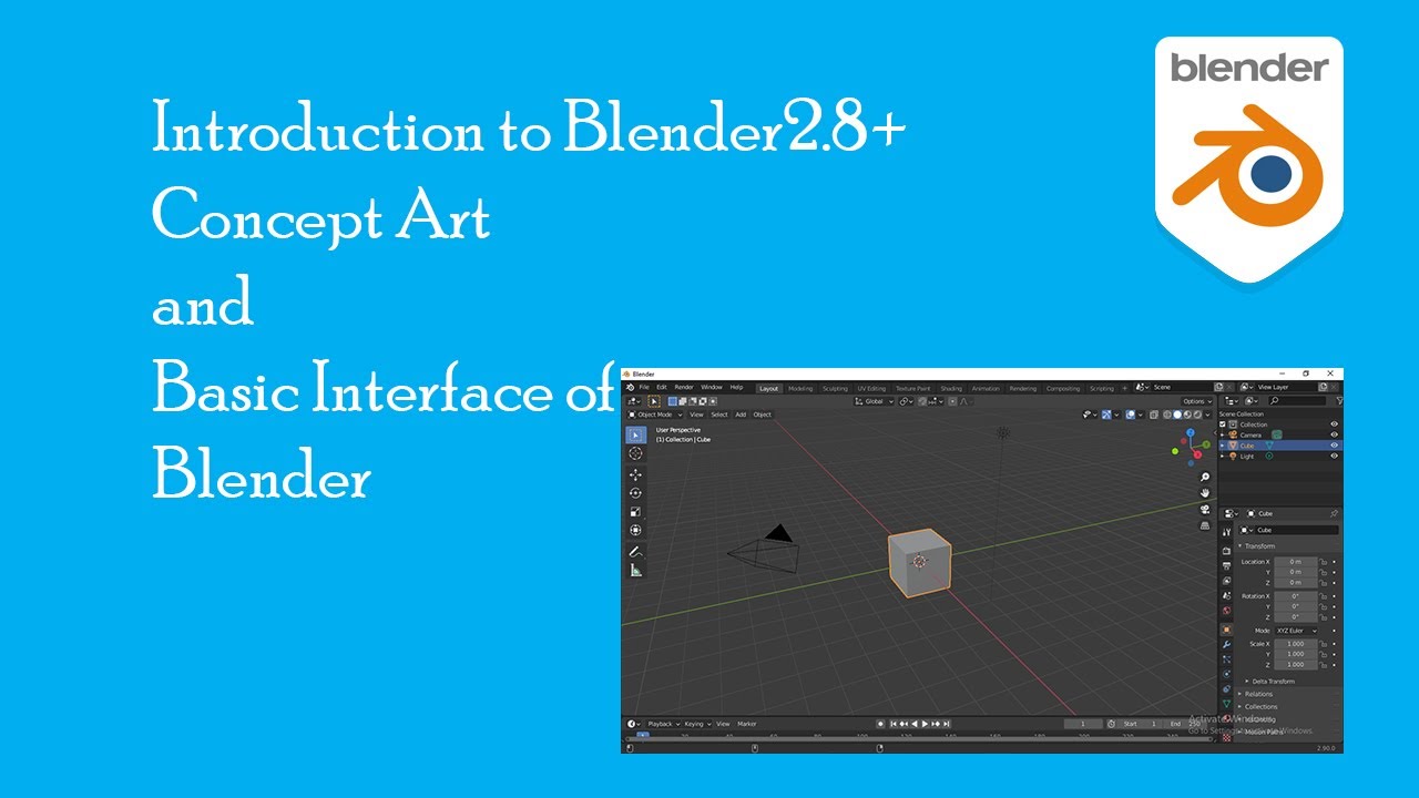 1- Introduction to Blender | Concept art | HINDI |What is concept art ...