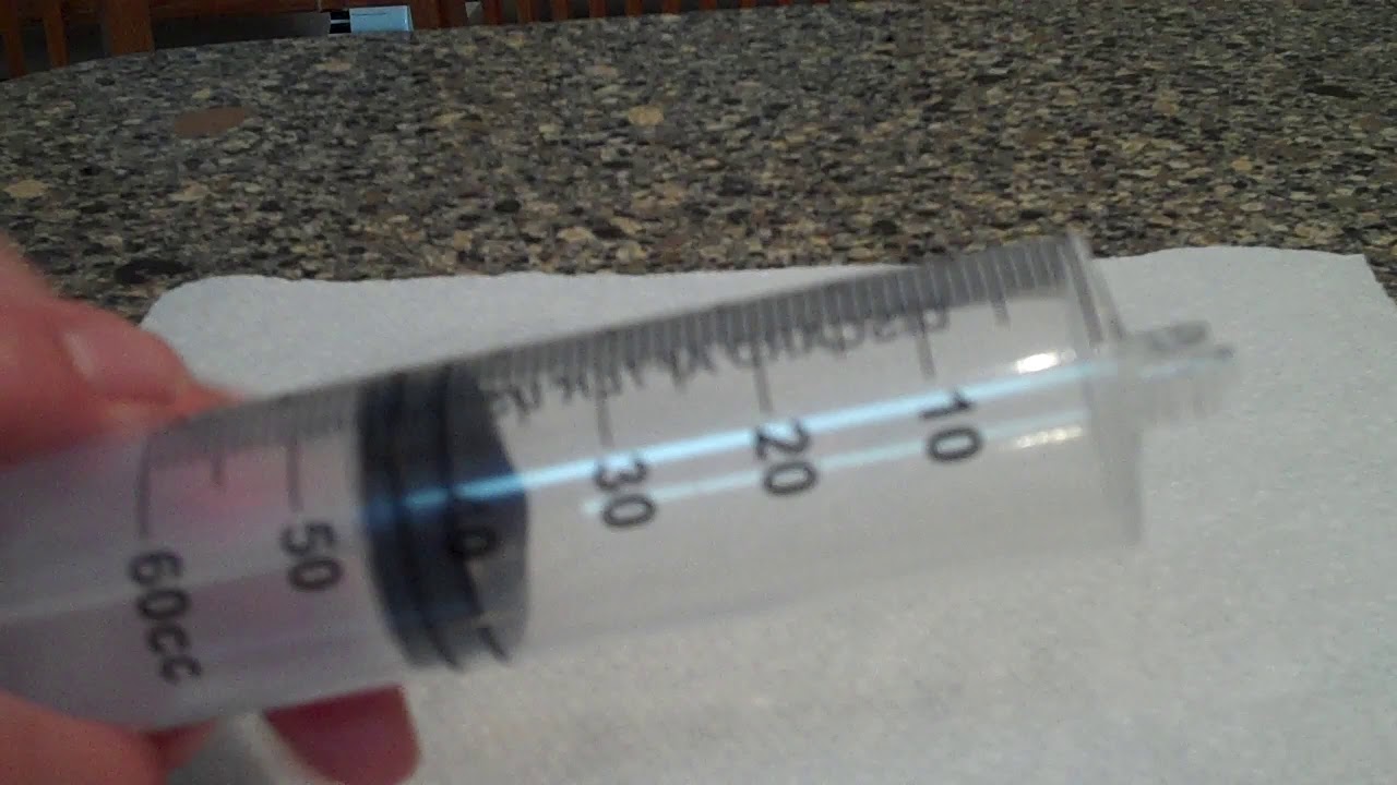 G5 U2 L5 Air compression syringe - YouTube