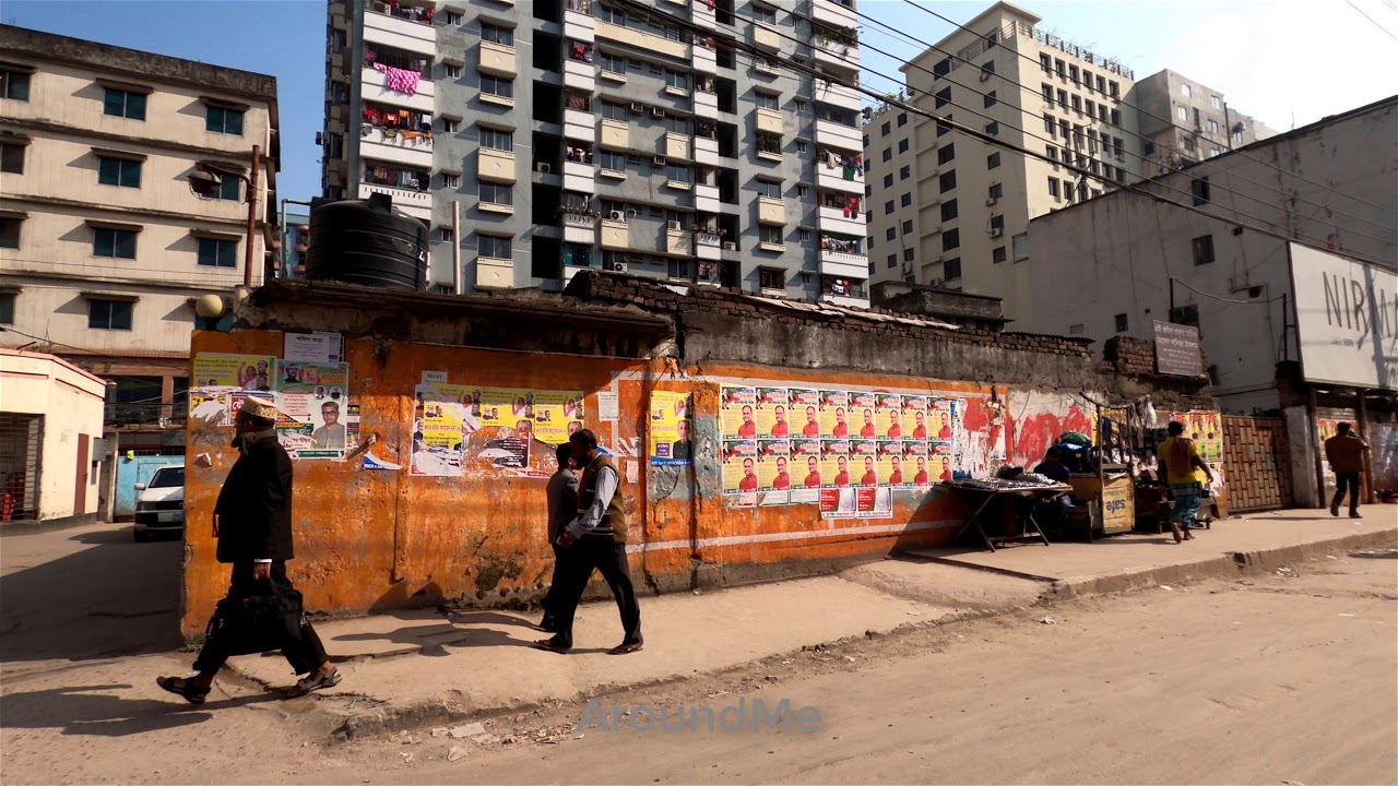 ⁴ᴷ | #AroundMe4k | Kakrail | to | Zero Point | by | Rickshaw | GPO ...