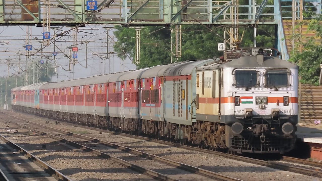 Fast Electric Trains | Bhopal Shatabdi + Yuva +Sampark Kranti +Jan ...