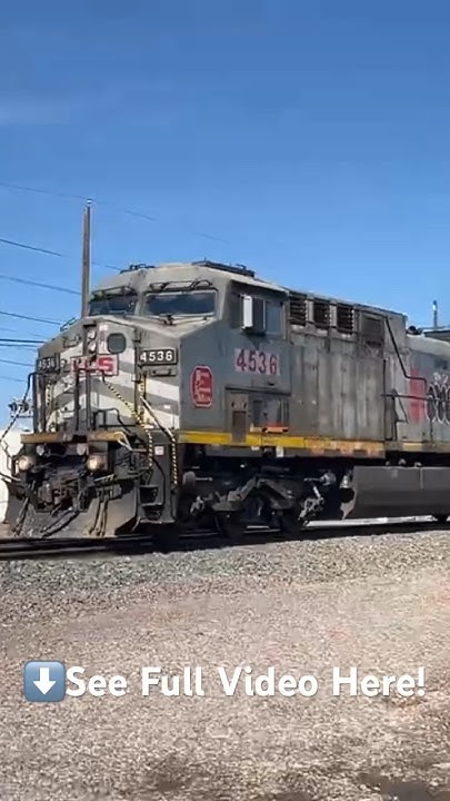 KCSM Grey Ghost Leader on the BNSF!! - YouTube