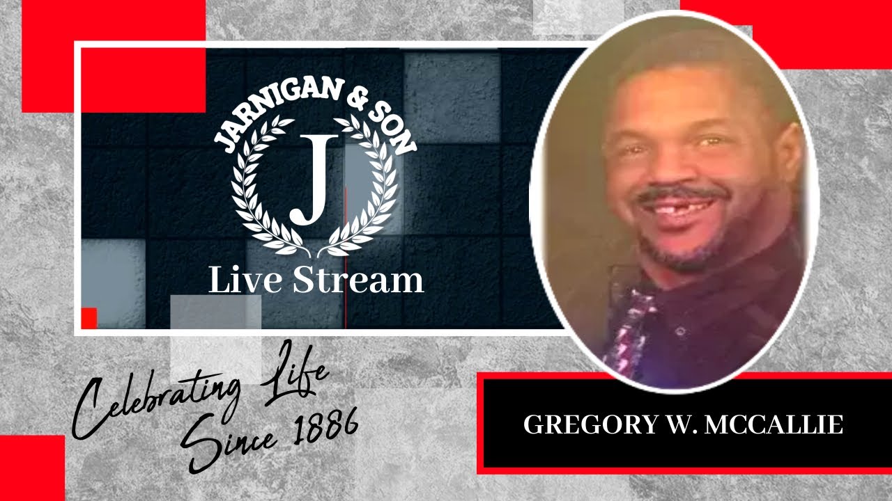 Gregory Walter McCallie Funeral Service - YouTube