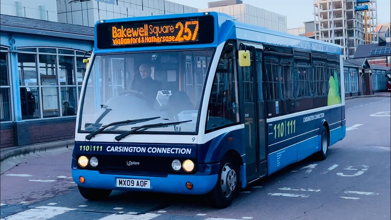 Hulleys Of Baslow Bus Number 9 On 257 From Sheffield To Bakewell Square ...