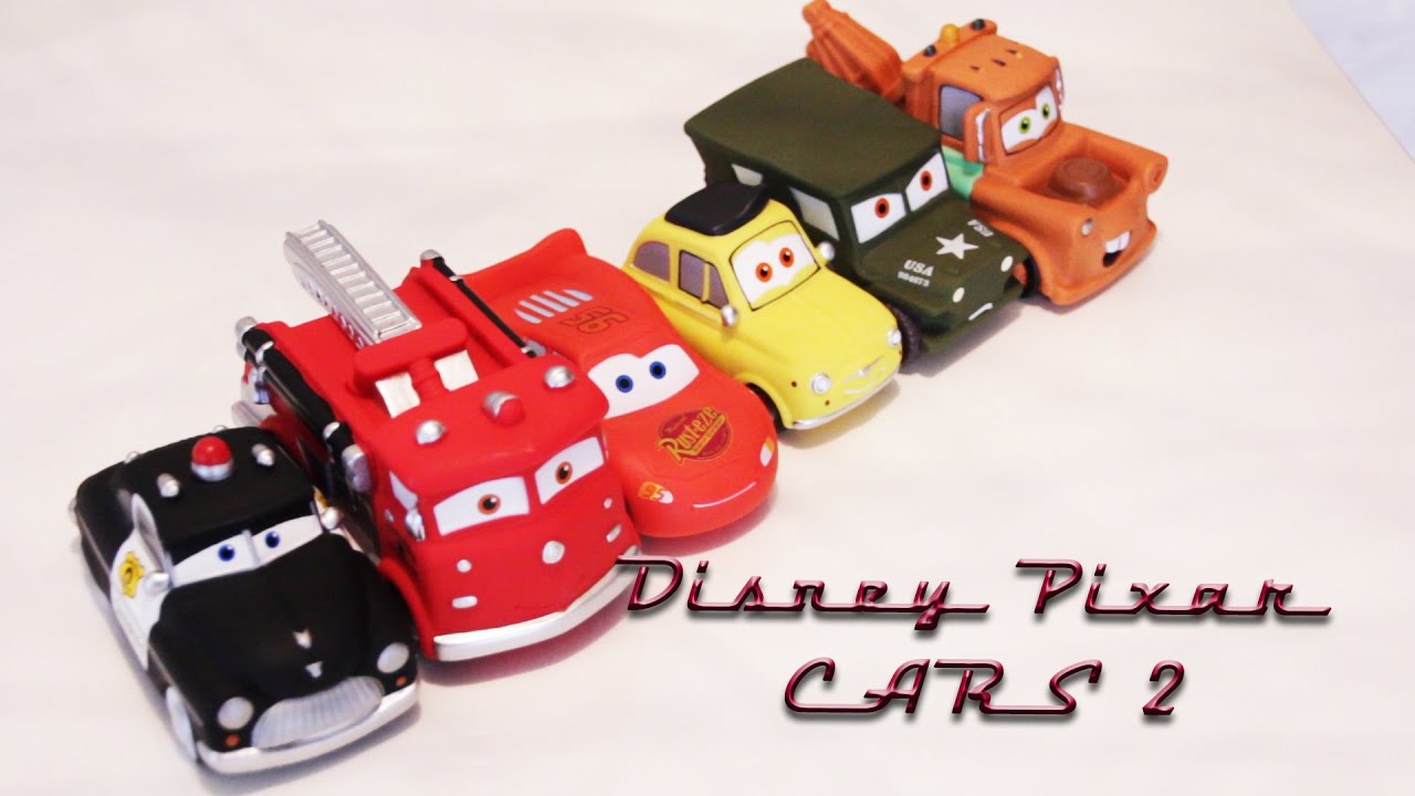 Disney Pixar CARS 2 Lightning McQueen, Hook - water toys ...