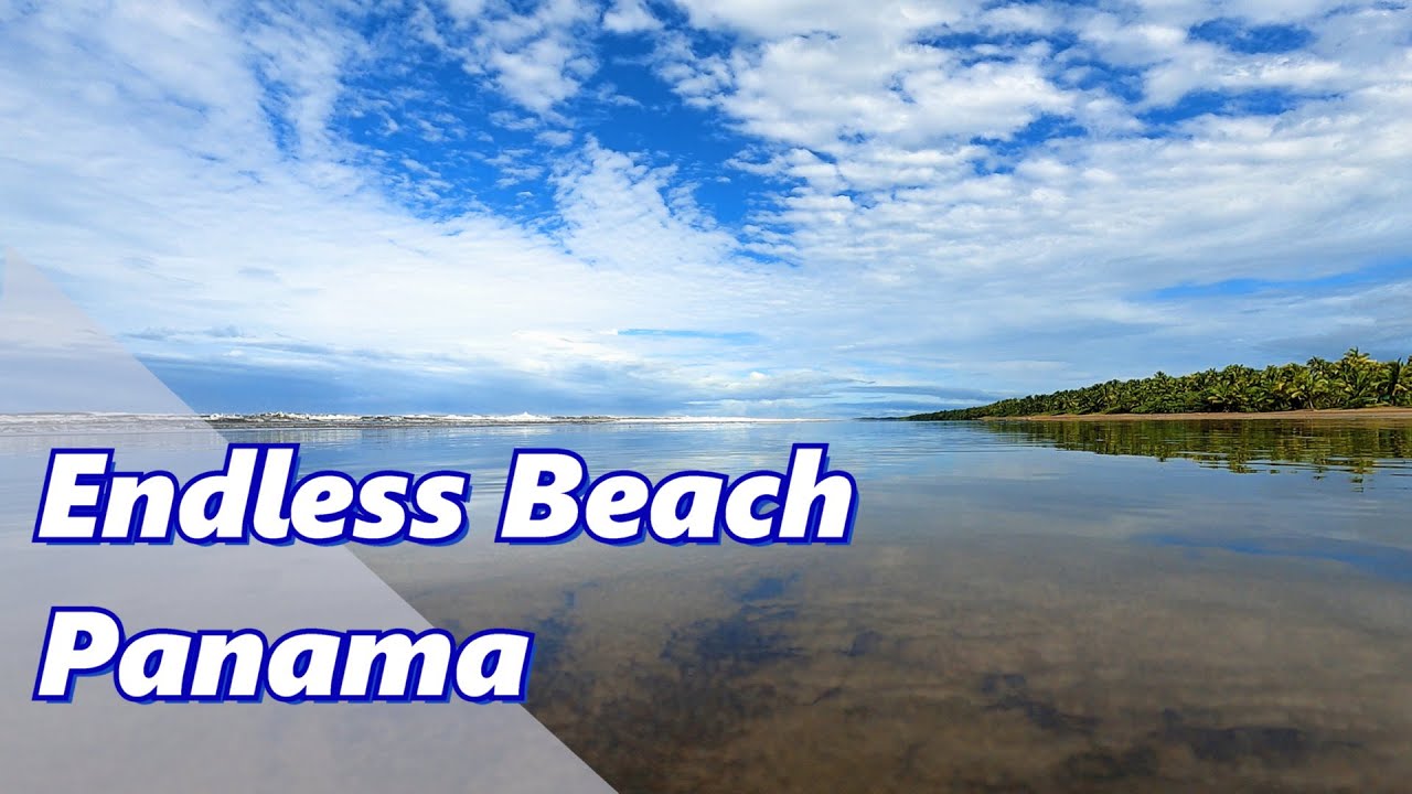Endless, Amazing Beach of Las Lajas, Panama - YouTube