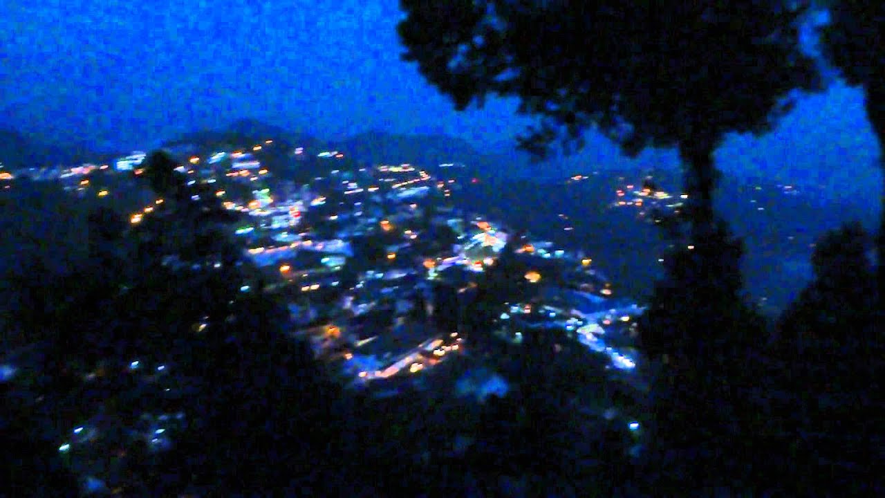 NIGHT VIEW FROM GUN HILL MUSSOORIE 20120714195040.MTS - YouTube