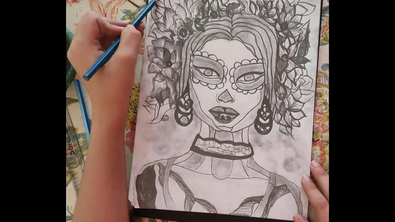 How to draw pencil sketch of a Daayan | Scary Pencil Drawings | Pencil ...
