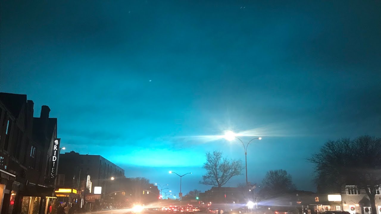 New York City Sky Changing Colors - YouTube