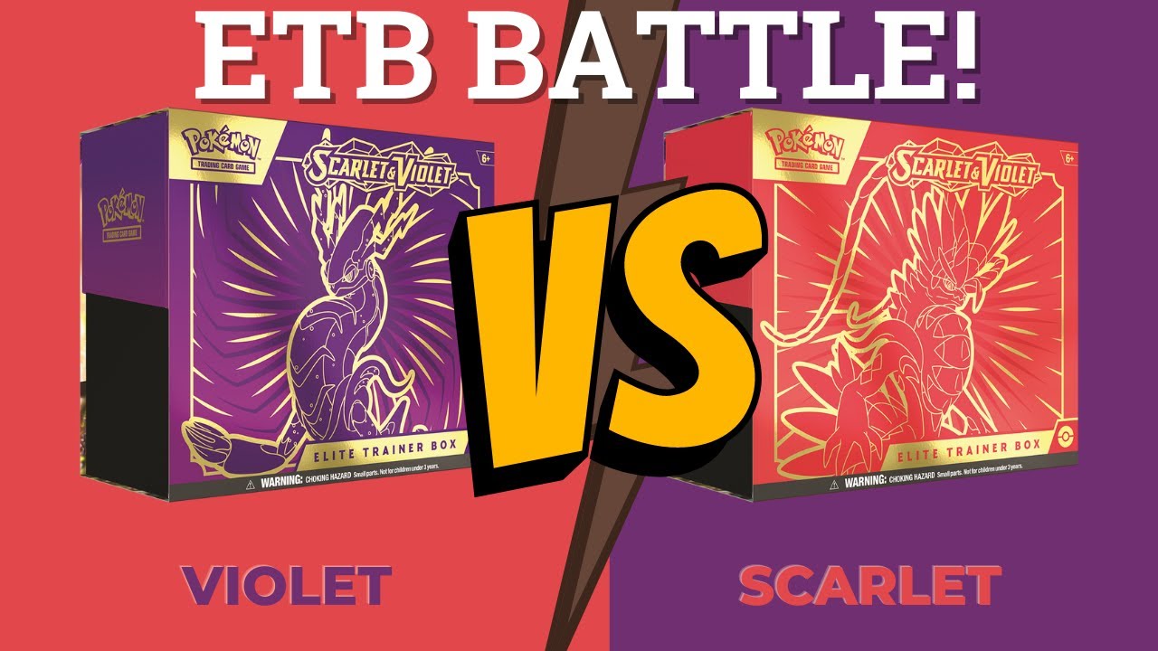 BRAND NEW SCARLET VS. VIOLET ETB BATTLE | Pokemon TCG Ep 30 - YouTube